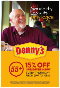 Denny’s Senior Menu and Discount 2026 - Denny's Menu Guide